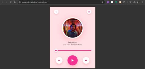 Sourav M On Linkedin Webdevelopment Javascript Musicplayer Html