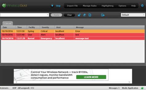 Best Syslog Server Free Paid Software For Windows Of