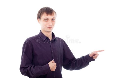 Funny Nerd Man Pointing Stock Image Image Of Communication