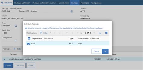 Maximo Programming カスタムテーブルのデータをmigration Managerを使ってデータ・マイグレーションする