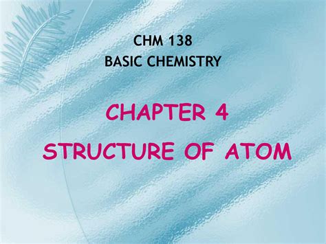 SOLUTION Chapter 4 Structure Of Atom Studypool