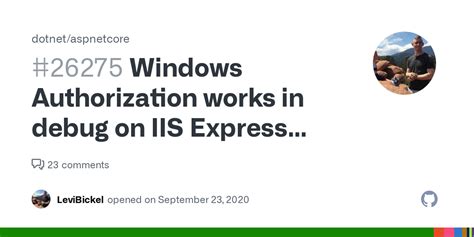 Windows Authorization Works In Debug On IIS Express But Not In IIS Server Issue