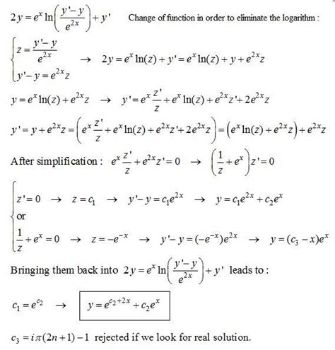 How To Solve Implicit Differential Equation Mathematics Stack Exchange