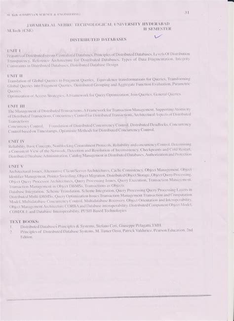 M TECH JNTUH MATERIAL MTECH CSE SYLLABUS