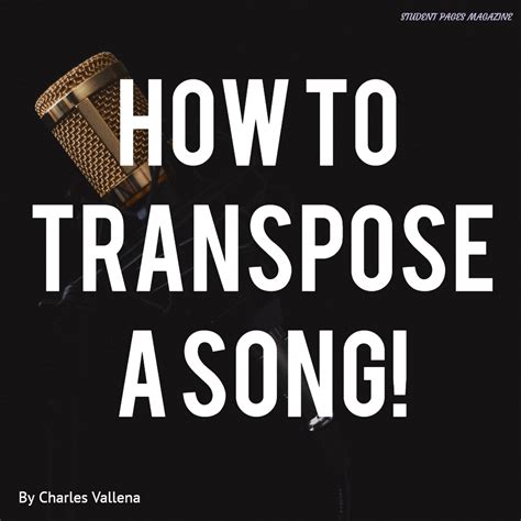 What Does It Mean To Transpose A Song An Overview For Beginners Babe Magazine Babe Pages