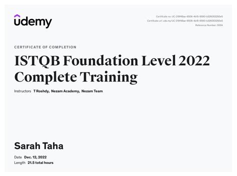 Sarah Taha On Linkedin Istqb Testing Udemy