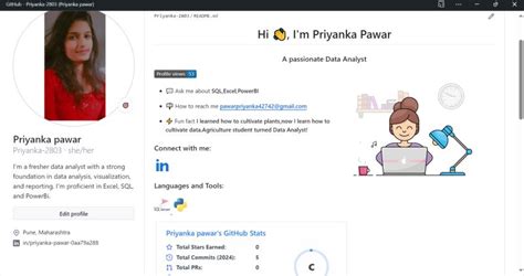 Setup My Github Account And Explore Data Priyanka Pawar Posted On The Topic Linkedin