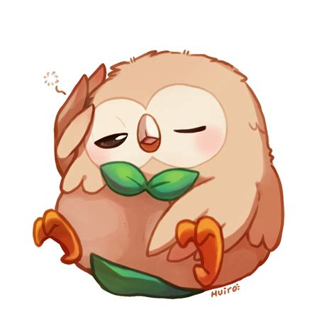 Rowlet Pokemon Drawn By Huiro Danbooru