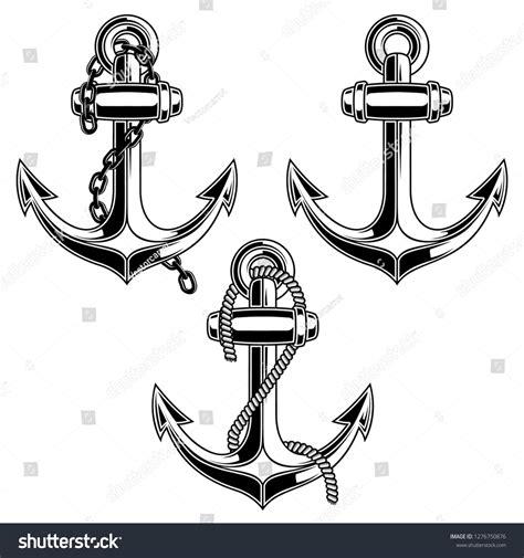 Ship Anchor Tattoo Designs