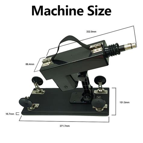 Us Giant Adjustable Automatic Telescopic Machine Gun With Dildo Set For