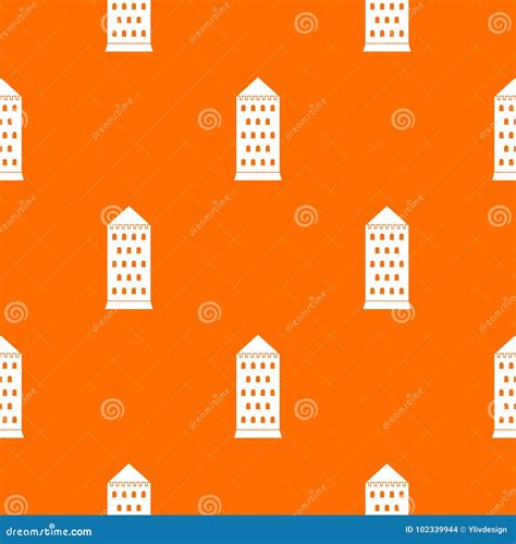 Ancient Building Pattern Seamless Stock Vector Illustration Of