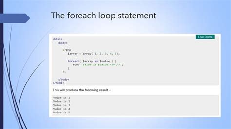 decision and looping examples with php wt pptx
