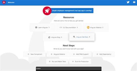 how to build an employee management crud app with angular and material