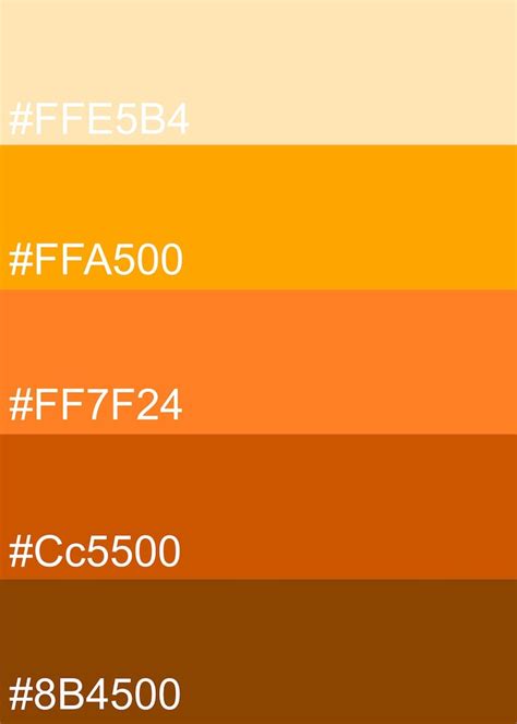 Imágenes De Paleta Colores Anaranjados Descarga Gratuita En Freepik