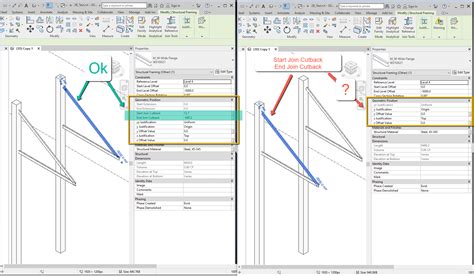 Return The Options “join Cutback” For Beams In The Properties