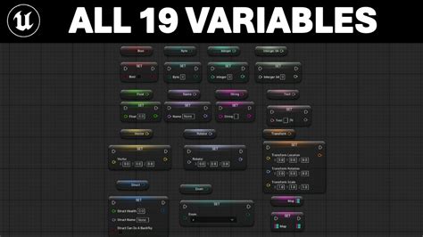 All 19 Unreal Engine 5 Variables Explained In 12 Minutes Youtube