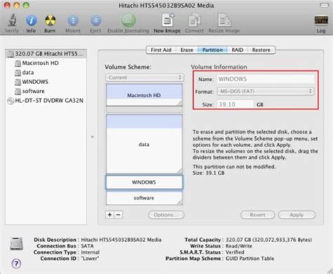 how to resize bootcamp partition on mac or under windows operating system