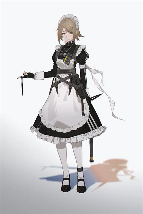 Sketch Maid Arm Dress