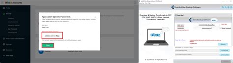 How To Generate An Application Specific Password For Zoho Mail