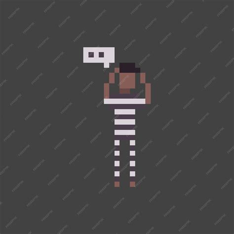 Premium Vector Pixel Art Game Character
