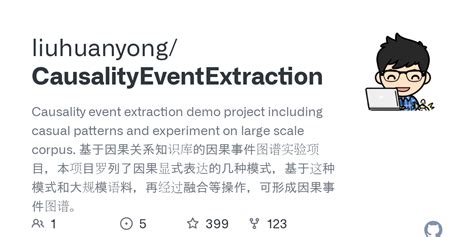 Github Liuhuanyongcausalityeventextraction Causality Event Extraction Demo Project Including