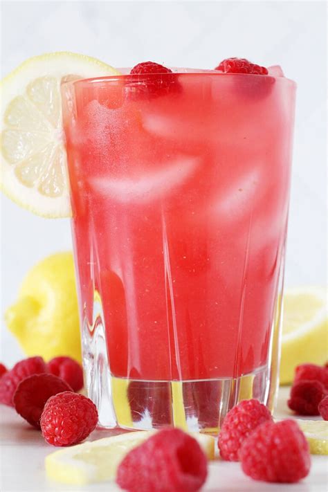 Low Sugar Raspberry Lemonade Recipe 4 Ingredients Happihomemade
