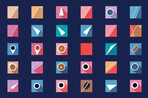 Premium Photo Basic Sheer Flat Icon Concept Arts Background Image