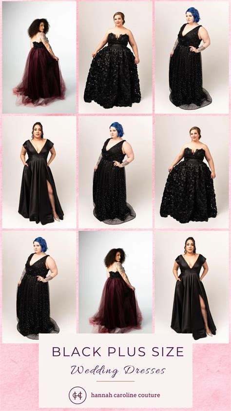 Black Plus Size Wedding Dresses Sophisticated And Gorgeous Gowns