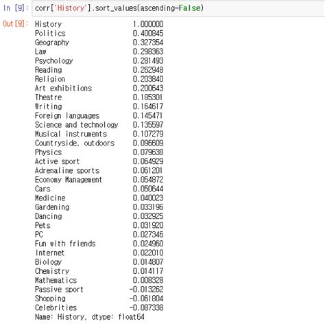 Python 상관관계 시각화 히트맵 클러스터 Ft Jupyter Notebook