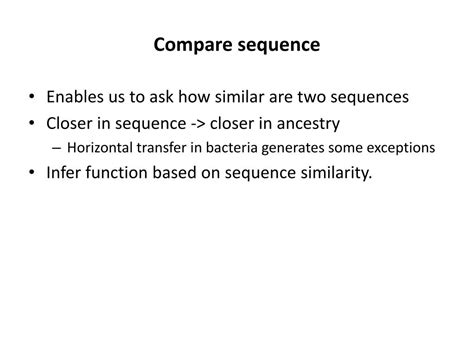 PPT Sequence Alignment PowerPoint Presentation Free Download ID