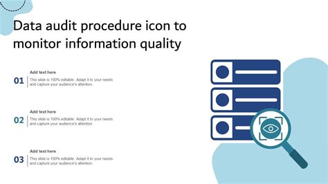 Data Audit Procedure Icon To Monitor Information Quality Ppt Powerpoint Data Audit Procedure Icon To Monitor Information Quality Ppt Powerpoint