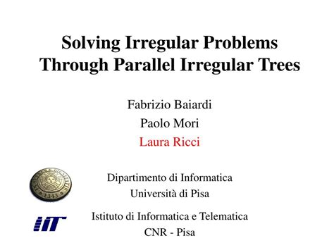 Ppt Solving Irregular Problems Through Parallel Irregular Trees
