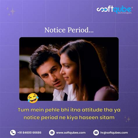 Hr Softqube Technologies On Linkedin Noticeperiod Softqubetechnologies Sqt