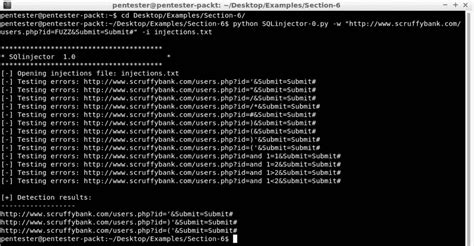 Python 检测和利用 Sql 注入漏洞 Web 渗透测试 无涯教程网