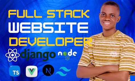 Develop Full Stack Web App Using Reactjs Nextjs Django Nodejs And
