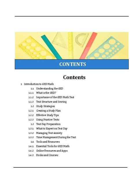 Ged Math Test Prep By Yaghoub Kohannim Tpt