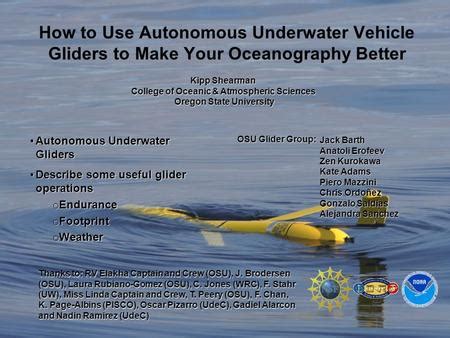 autonomous underwater profiling glider - ppt download