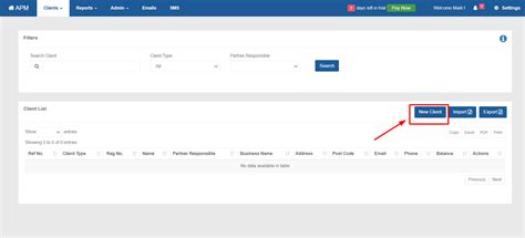 How To Create A New Client Moneypex Support