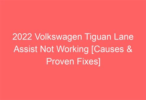 Volkswagen Start Stop System Not Working Proven Ways To Fix