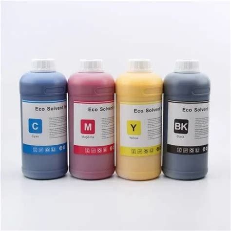 China Cmyk Imported Eco Solvent Ink For Epson I Sealed Pvc Packaging Size Ltr At