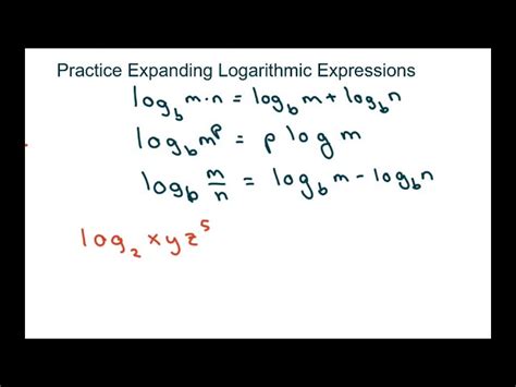 expanding logarithms examples mastering operations with logarithms