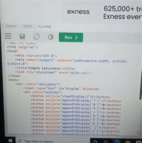 Video Manchikatla Keerthana On Linkedin Created A Simple Calculator Using Html Internpe