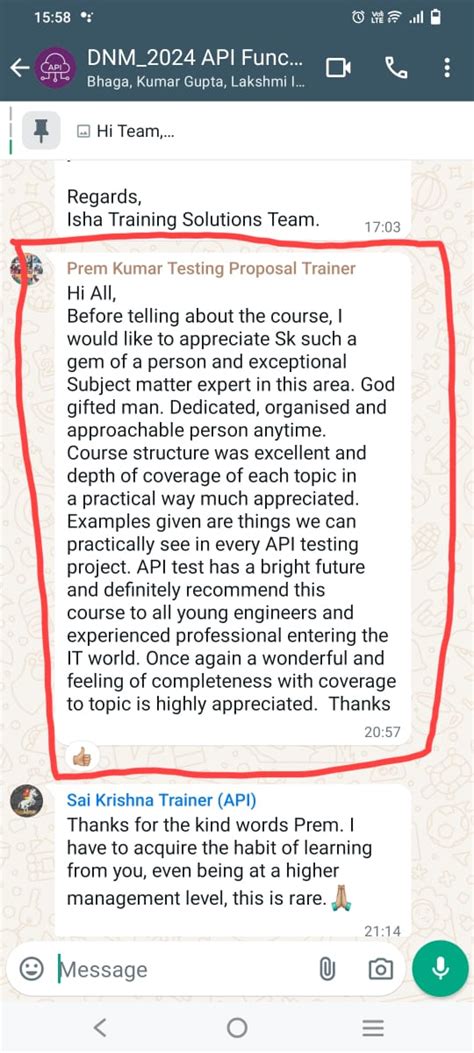 api functional testing master class isha
