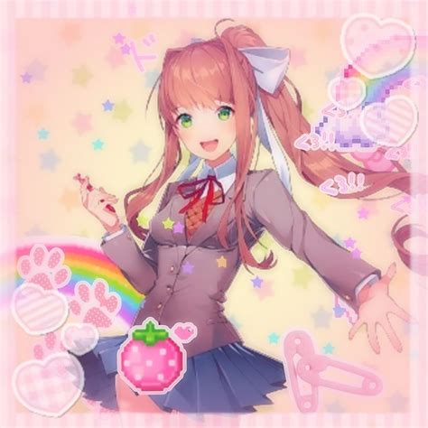 Monika Cute Core Edit Credit Me If You Use