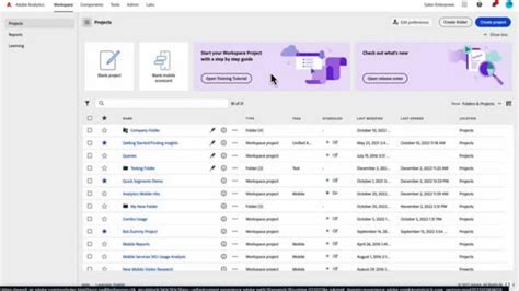 Get Started With Analysis Workspace Adobe Analytics