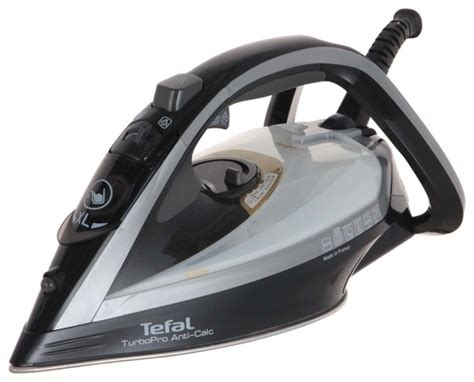 Купить Утюг Tefal TurboPro FV5699E0 черный в Алматы – Магазин на Kaspi.kz