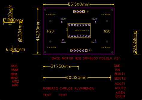 BASE MOTOR Arduino Self Balancing Ultrassom DRV POLOLU V OSHWLab