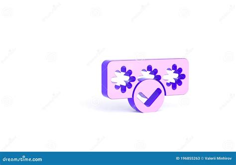 Purple Password Protection And Safety Access Icon Isolated On White Background Security Safety