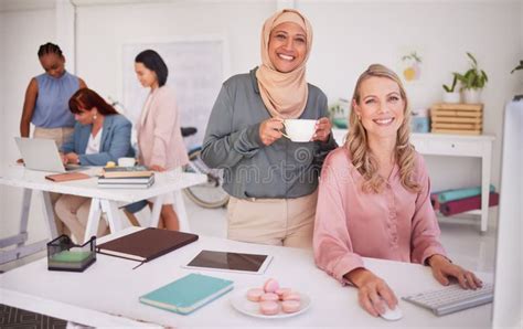 Business Diversity Creative Collaboration And Women Office Employees