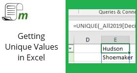 Different Ways To Get Unique Values In Excel Macrordinary